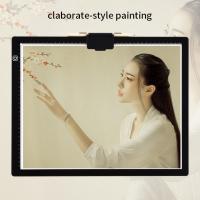 China 2023 A3 Ultra Slim 7mm LED Drawing Light Box A3 LED Tracing Writing Board Sketching Light Pad for School and Students for sale
