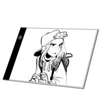 China A4 Graphic Drawing Tablets Adjustable Tracer Led Light Pad Acrylic Surface Led Light Box for Picture Artist Animation for sale