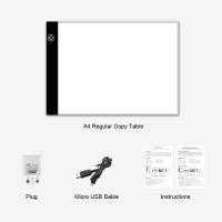 China A4 Graphic Drawing Tablets Adjustable Tracer Led Light Pad Acrylic Surface Led Light Box for Picture Artist Animation for sale