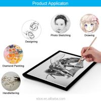 China High Quality Drawing Tablet Digital Graphic Portable Artist Board A4 Led Light Pad with Battery for sale