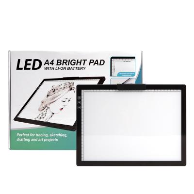 China Multifunction A4 LED Tracing Board with Battery Adjust Color Temperature LED Digital Drawing Pad for Artist for sale
