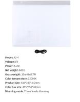 China Passed BSCI  New A3A4A5 LED Art-craft Tracing Light Pad Box Artist Tattoo Drawing Sketch Board for sale