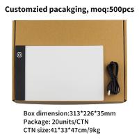 China Factory Direct Source Manufacturer Wholesale Price A5 USB-C Ultra Thin Adjustable Brightness Tracing LED Light Pad Drawing Board for sale