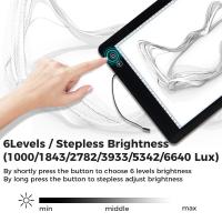 China 2025 New LED Tracing Board Drafting Stencil Table LED Light Pad Graphic Art Craft Tattoo LED Copying Board A2 A3 A4 A5 Light Pad for sale