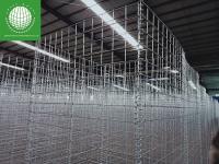 China Hight 2.5m 4.5mm Military Barrier Beige Geotextitle For Army for sale