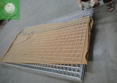 China Galvanized Rustless 3x3 Military Barrier Filled With Fine Sand Flood Defense Wall for sale
