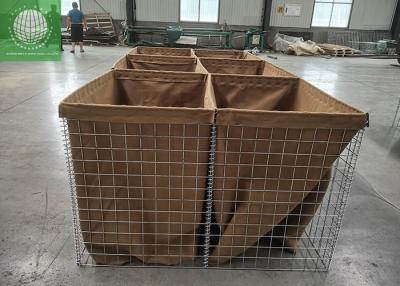 China Height 0.61m Width 0.61m Hesco Military 4.00mm Welded Gabion for sale