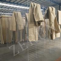 China Time Saving MIL10 Defensive Barriers Beige Lined With Flame Retardant Inner ZnAl Coating for sale