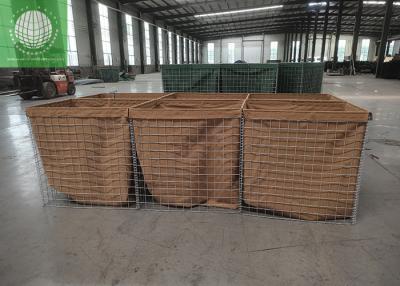 China Galvanized Rustless Hesco Bastion Barrier Filled Fine Sand Flood Defense Wall Military for sale