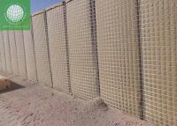 China Anti Corrosion Hesco Sand Barrier Square Hole Protective Army Wall for sale