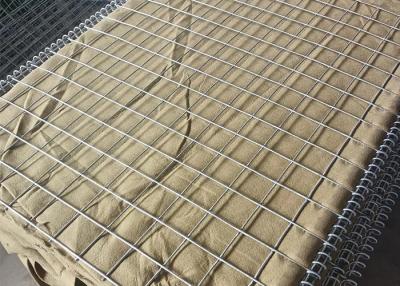 China ZnAl Coating Beige Geotextile Hesco Barrier Military Protective Anti Corrosion for sale