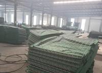 China Welded Steel Wire Mesh Desert Color Military Barrier Geotextile Lined ECO Friendly for sale