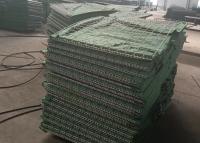 China Welded Steel Wire Mesh Desert Color Military Barrier Geotextile Lined ECO Friendly for sale