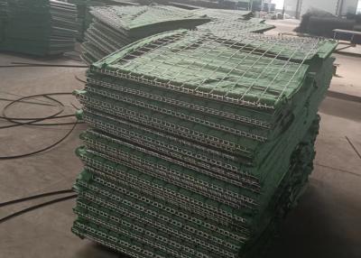 China Welded Steel Wire Mesh Desert Color Military Barrier Geotextile Lined ECO Friendly for sale