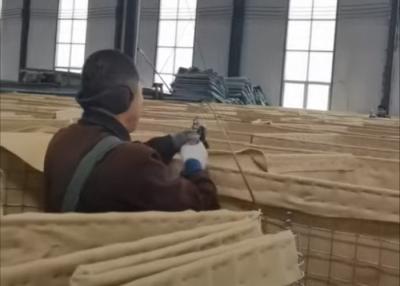 China Anti Corrosion Wire Mesh Recyclable Military Barrier MIL 7 Beige Geotextile for sale