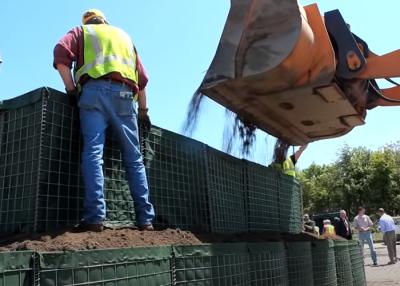 China Rustless Green Geotextile MIL 9 Defensive Barrier Hot Dipped Galvanized for sale
