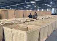 China Anti Corrosion ZnAl Coating Military Barrier MIL 7 Green Geotextile for sale