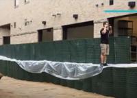China Sand Wall Geotextile Lined MIL 7 Military Barrier Easy To Transport for sale