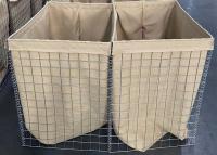 China Geotextile Lined Desert Color No Smell Galfan Coated Defensive Barrier MIL 7 for sale