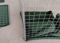 China 1.37m  Welded Army Hesco Barrier MIL 9 Recyclable Desert Color No Smell for sale
