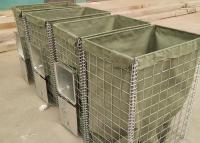 China Anticorrosive Geotextile Lined hesco Military Barrier Effective Welded for sale