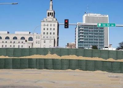 China MIL 7  Spiral Connected Military Sand Wall Hesco Barrier 1.0m  ECO Friendly for sale