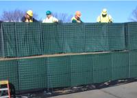 China Galfan Coated Protective Wall Military Barrier Effective MIL 7 250-500g/m2 for sale