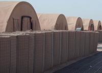 China Desert Color  ZnAl Coating Soil Mill 7 Military Hesco Barriers 1.37m Easy To Transport for sale
