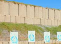 China Waterproofing MIL 9 Square Hole Hesco Defensive Barriers 9.14m Length for sale