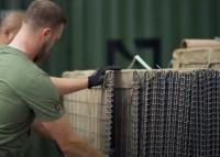 China 76.2*76.2mm Hole MIL 7 Military Barrier Cage Wall Anti Impact Easy Installation for sale