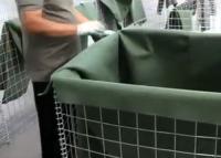 China 76.2*76.2mm Hole MIL 7 Military Barrier Cage Wall Anti Impact Easy Installation for sale