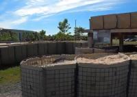 China Zinc Aluminum Coated Effective MIL 7 Hesco Bastion Barrier High Tensile Strength for sale