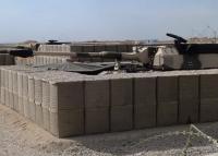 China High Strength No Smell Welding Military Hesco Bag 1.37m 0.61m High for sale