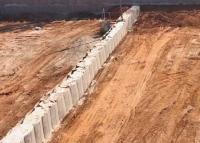 China weather resistance Military Barrier MIL 7 Hesco Fence Cage Wall 0.61m for sale