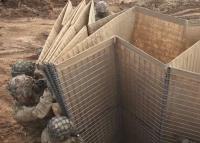 China ZnAl Coating Square Hole MIL 7 Hesco Sand Barrier 1.37m  High Strength for sale