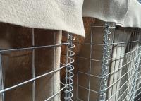 China MIL 9 Welded Steel Wire Mesh Hesco Bastion Barrier System 1.37m  1.6m for sale