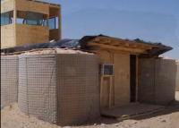 China Square Hole Rustless Recyclable Military Hesco Barriers Wall ZnAl Coated for sale