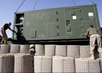 China Seawater Proof Gabion Hesco Mil 7 High Strength 0.61m Highth for sale