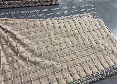China Geotextile Lined Recyclable MIL 7 Military Hesco Barriers Galfan Coated for sale