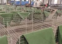 China Sand Color Hesco Mil 7 Square Hole Defensive Barriers Weather Proof for sale