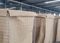 China Galfan Coated Military Barrier MIL 7 Hesco Defensive Barriers Spiral Connection for sale