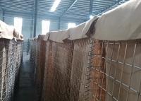 China Galfan Coated MIL 7 Square Hole Hesco Flood Barriers Time Saving ECO Friendly for sale