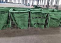 China High Tensile Strength Desert Color Hesco Barrier Bastion ZnAl Coated for sale