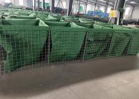 China Green Geotextile Soil Anti Corrosive Hesco Military Barrier Easily Assembled for sale