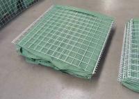 China Corrosion Proof Hesco Military Barrier MIL 7 Recyclable Spring Connected Square Hole for sale