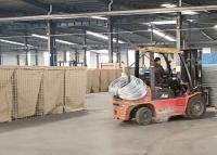 China Green Geotextile  ZnAl Coating Square Hole Hesco Bastion Barrier MIL 7 for sale
