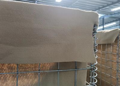 China Long Service Life High Strength MIL 9 Geotextile-Lined Defensive Barrier Hesco Bastion for sale