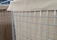 China Stone Desert Color MIL 7 ZnAl Coating No Smell Square Hole  Hesco Bastion for sale