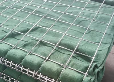 China MIL 7 Easy To Transport ECO-Friendly Defensive Barrier  Square Hole Hesco Bastion for sale