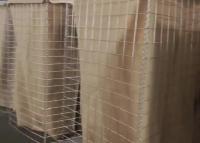 China MIL 7 Green  Geotextile Anti - Corrosion ZnAl Coating Defensive Hesco Barrier for sale